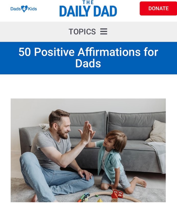 50 Positive Affirmations for Dads – Rod Lampard