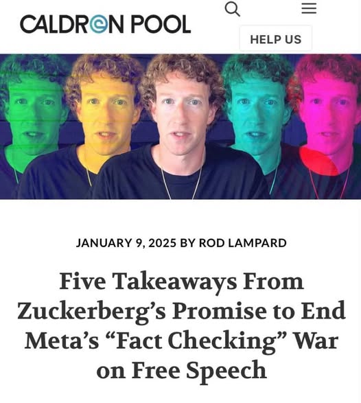Five Takeaways From Zuckerberg’s Promise to End Meta’s “Fact Checking ...