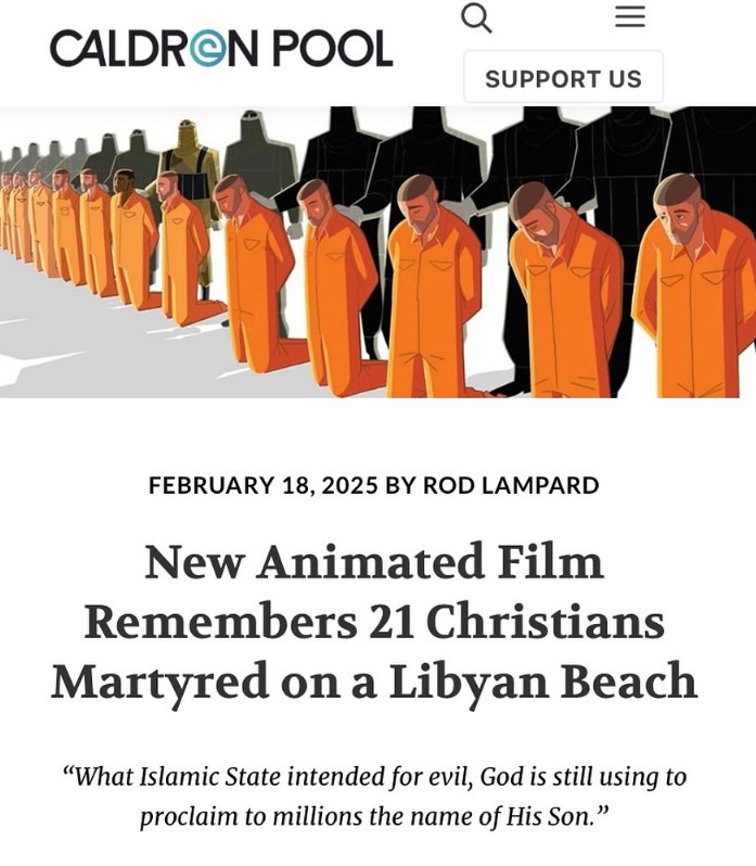 New Animated Film Remembers 21 Christians Martyred on a Libyan Beach ...